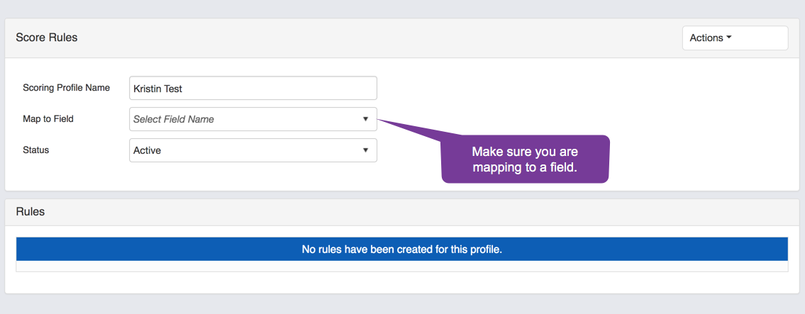 Custom Scoring Profiles