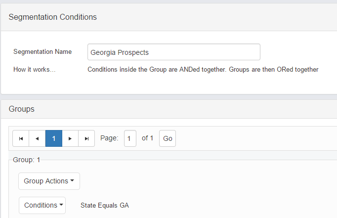 Creating Segmentations